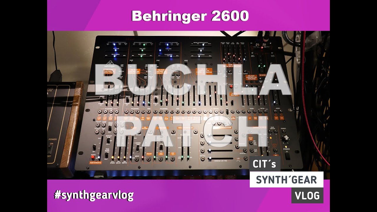 Behringer 2600 -Buchla Patch - YouTube