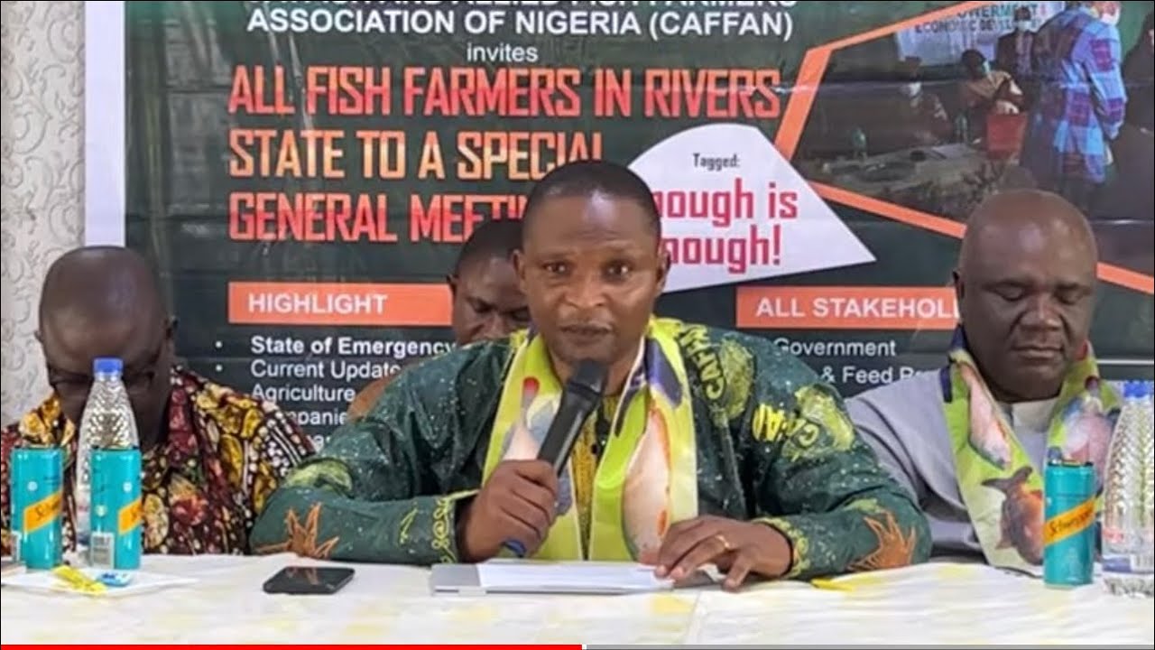 LET THE FISH FARMERS BREATHE:enough is enough; CATFISH AND ALLIED FISH ...