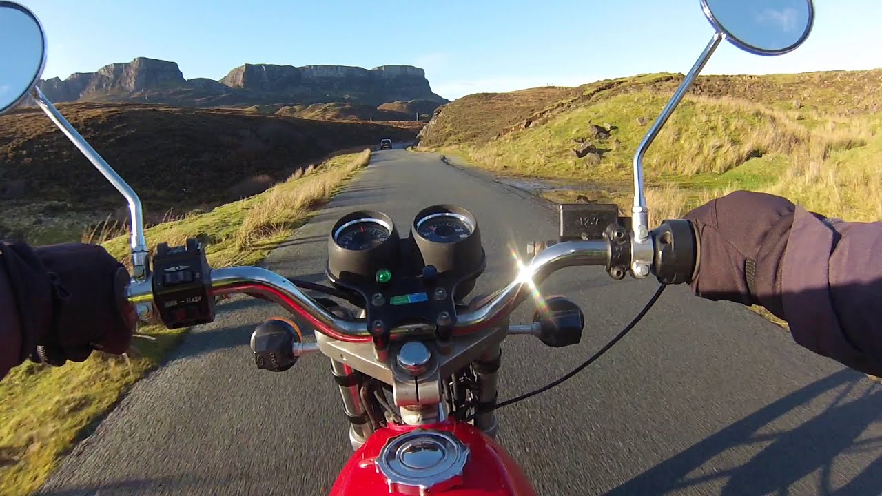 Fantic GT Super Six Ride from Brogaig to Duntulm on the Isle of Skye ...