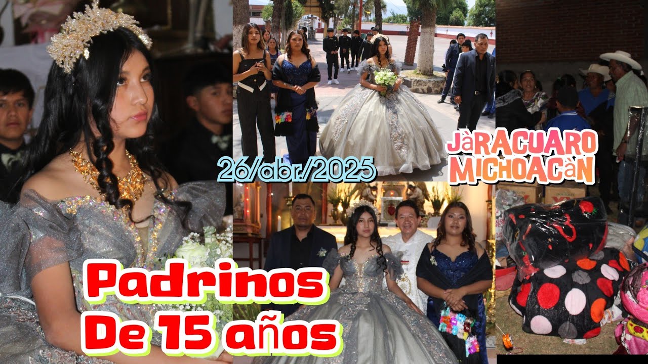 Padrinos de Edith 15 años José García y Alejandra Constantino en ...
