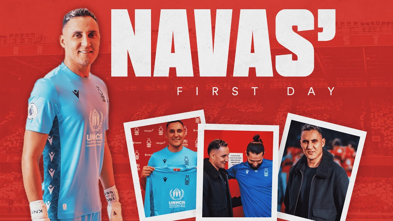 KEYLOR NAVAS | FIRST DAY | EXCLUSIVE BEHIND THE SCENES - YouTube