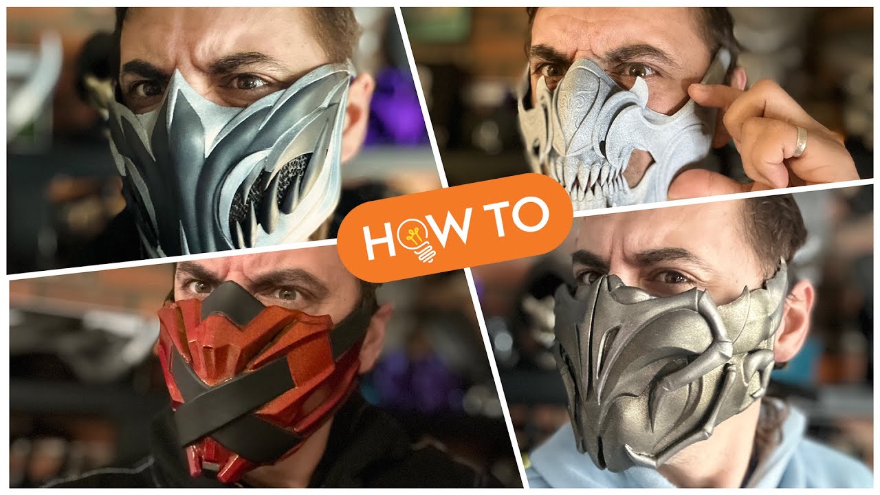 Step by Step instructions on how to assemble a mask from Etsy store ...