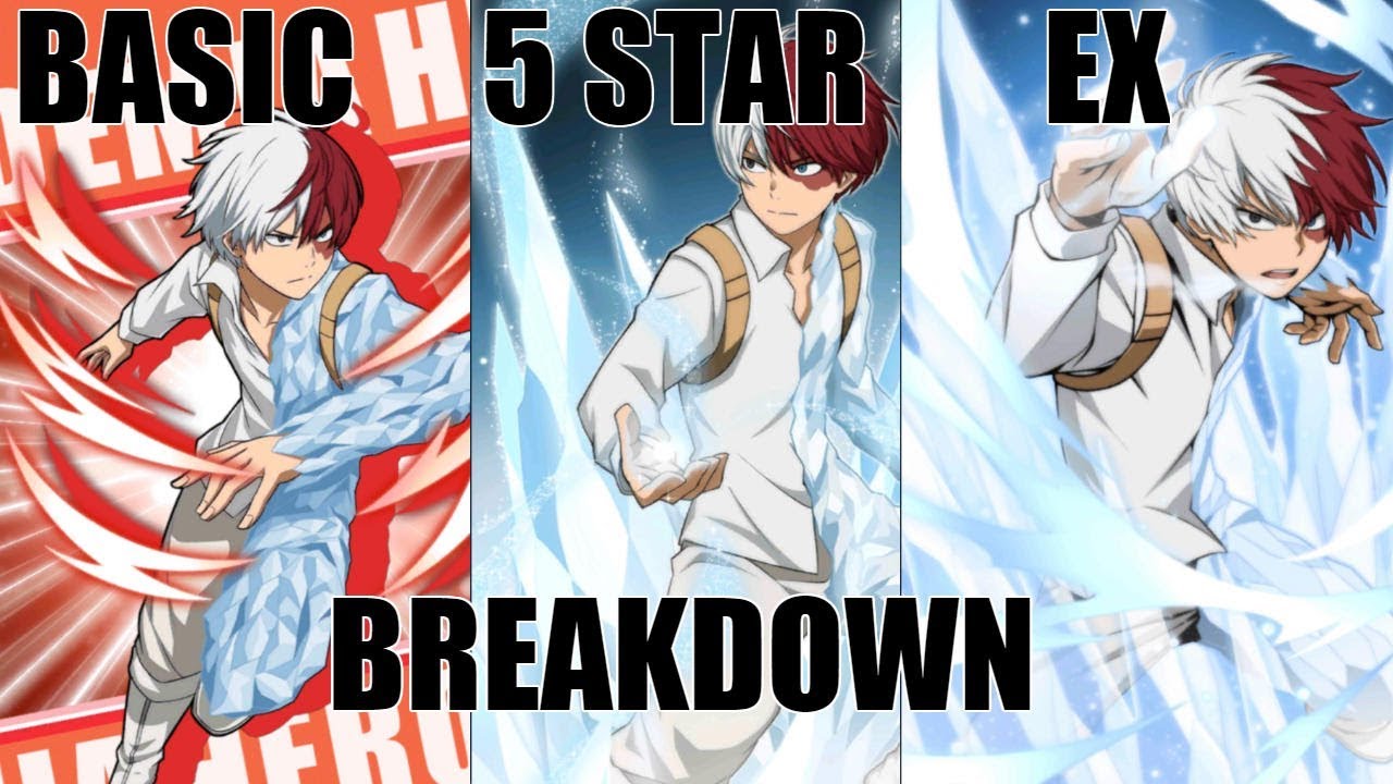 Todoroki Shouto (Ice Side) Skills & Traits Breakdown - MHA Smash Tap ...