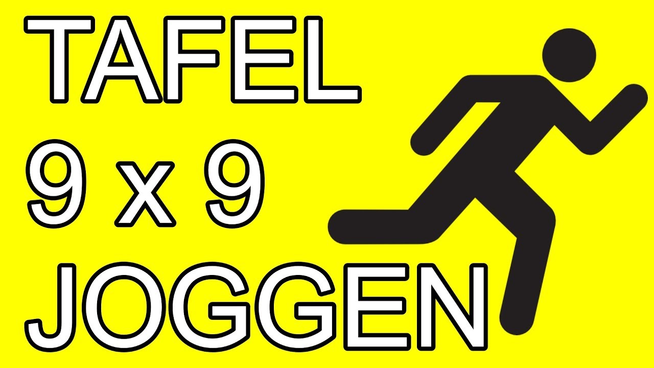 TAFEL VAN 9 - REKENEN met meester Richard || tafeljoggen || flitsen ...