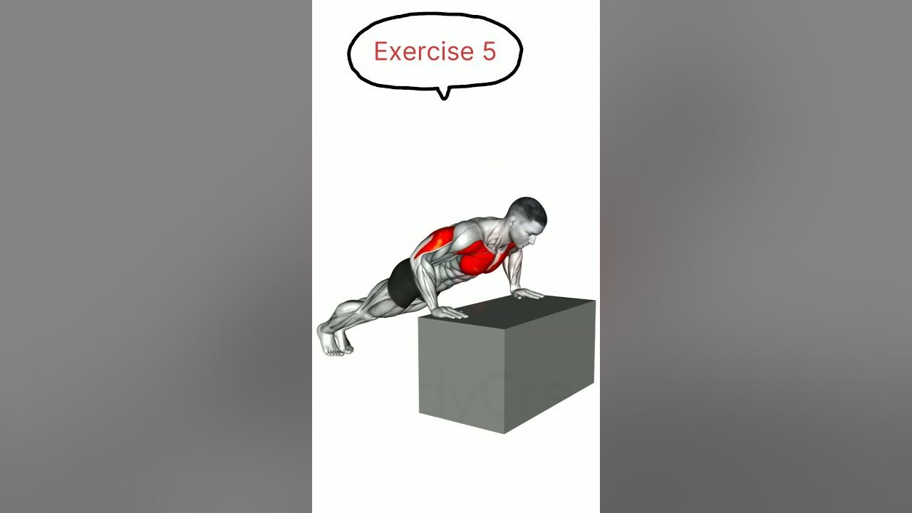 Lower Chest 7 Bast Exercise Lower Chest Workout At Home ๐ ๐ Shorts