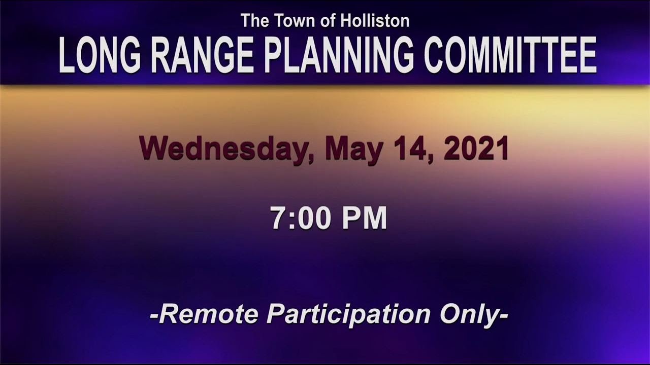 Long Range Planning Committee - July 14, 2021 - YouTube