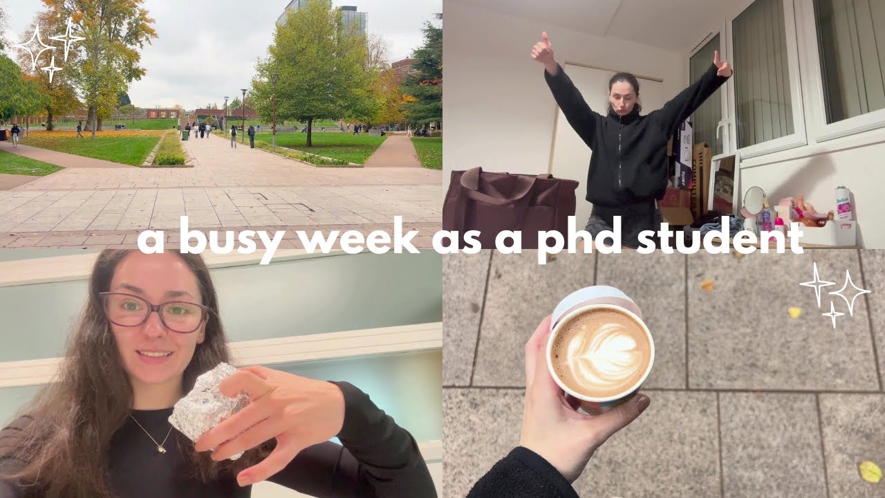 a busy week in the life of a phd student | inductions, lectures ...
