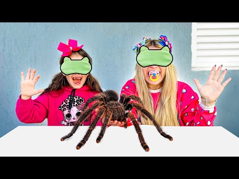 TENTE ADIVINHAR QUAL É O BICHO VENDADA! Desafio com a Jully e a Layra 