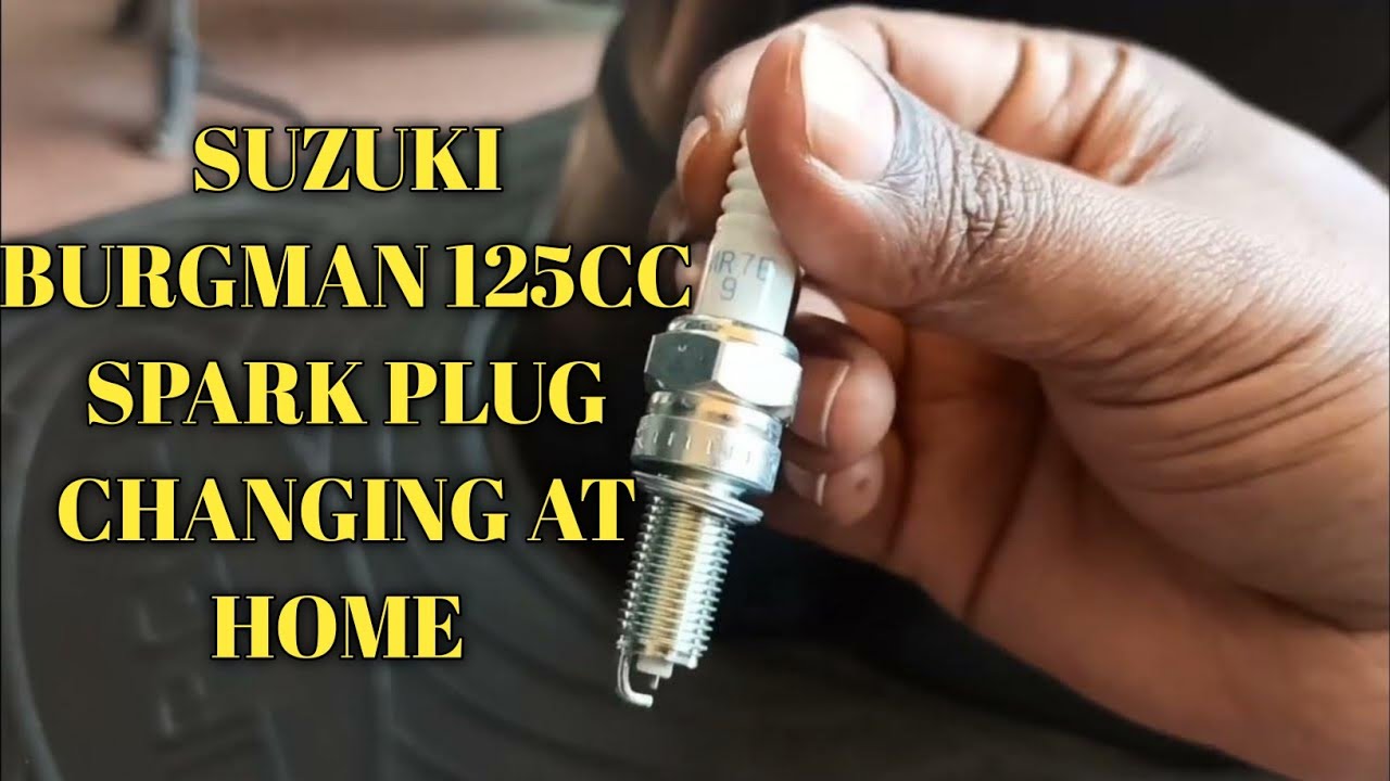 Suzuki Burgman Sparkplug Changing At Home ll sparkplug ll suzuki ll DIY ...