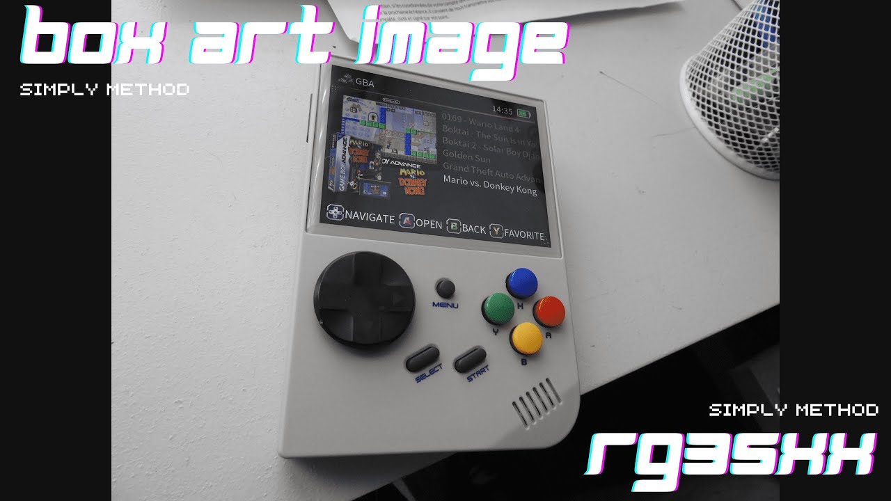 Most Simply Add Box Art on RG35XX 2023 - YouTube