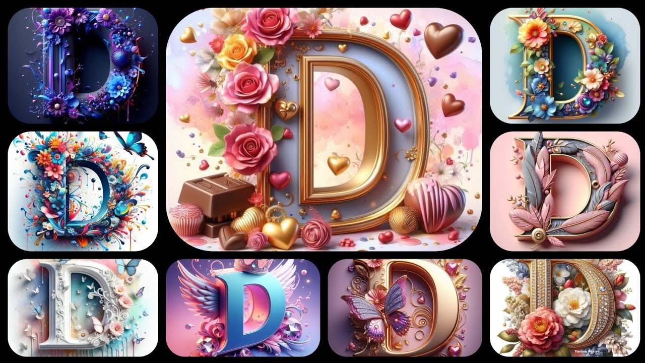 💖Latter D love status || alphabet for whatsapp DP ture lover name 🥰 beautiful whatsapp DP 💕 ...