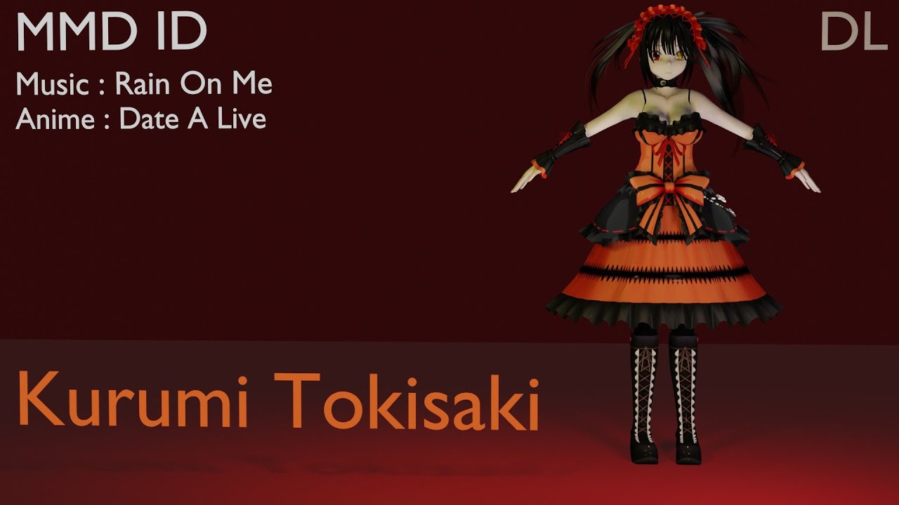 MMD Kurumi Tokisaki Model DL | Date A Live - YouTube
