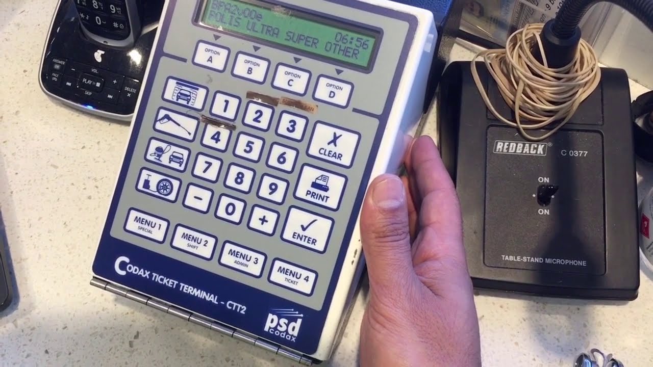 Codax Ticket Terminal CTT2 for @WashTecTV Carwash - Changing Printer ...