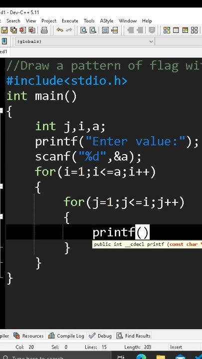 How To Draw Flag Pattern With Star Using C Programing Language Youtube
