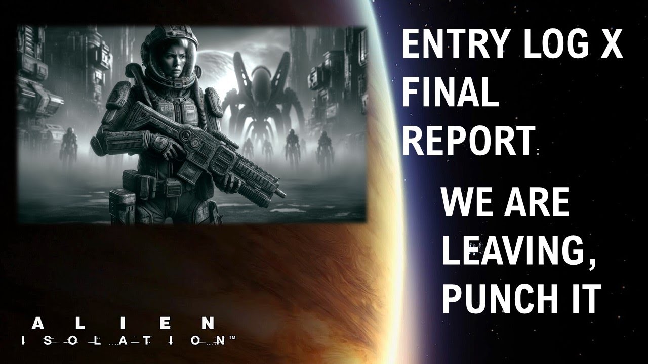 Alien Isolation Entry Log 10 FINAL: WE ARE LEAVING...? - YouTube