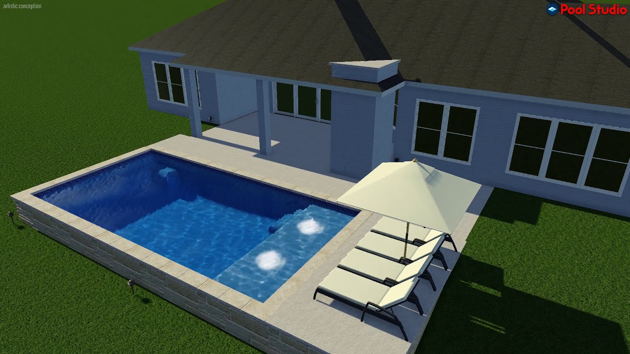 Pool Studio - 3D Swimming Pool Design Software - YouTube
