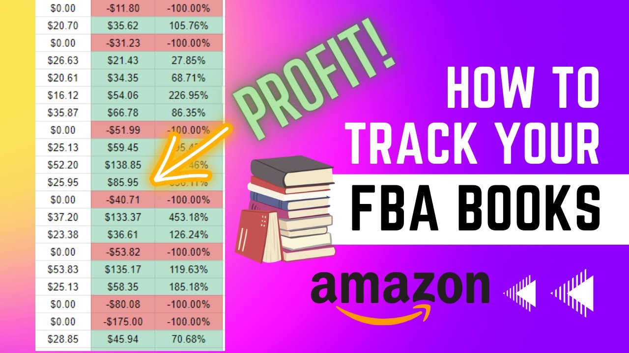 How I Track My Amazon FBA Book OA Inventory - YouTube
