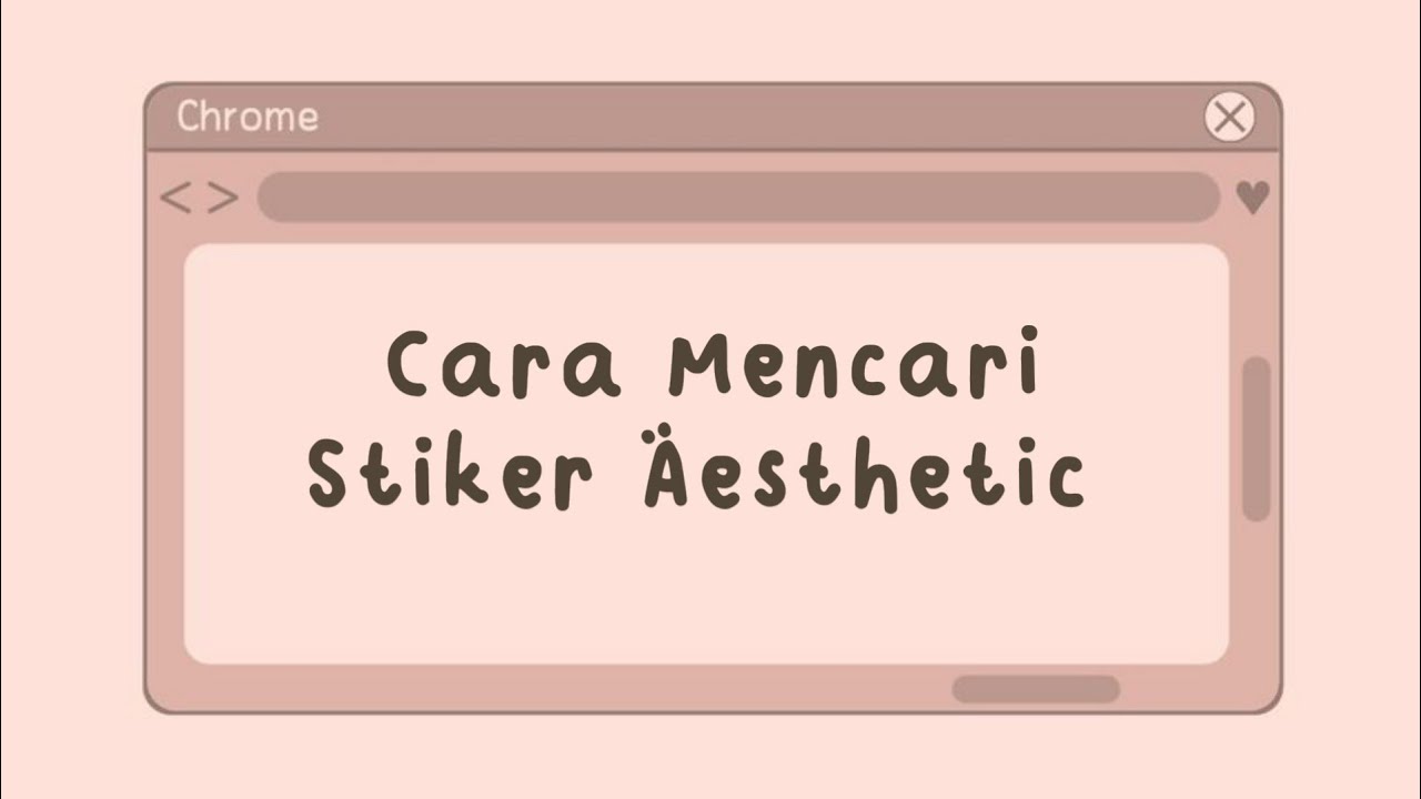 CARA MENCARI STIKER AESTHETIC UNTUK POWERPOINT - YouTube