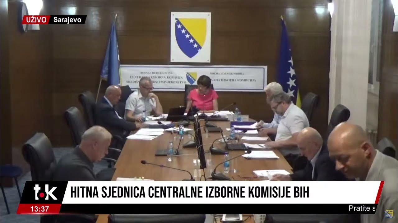 HITNA sjednica Centralne izborne komisije BiH - YouTube