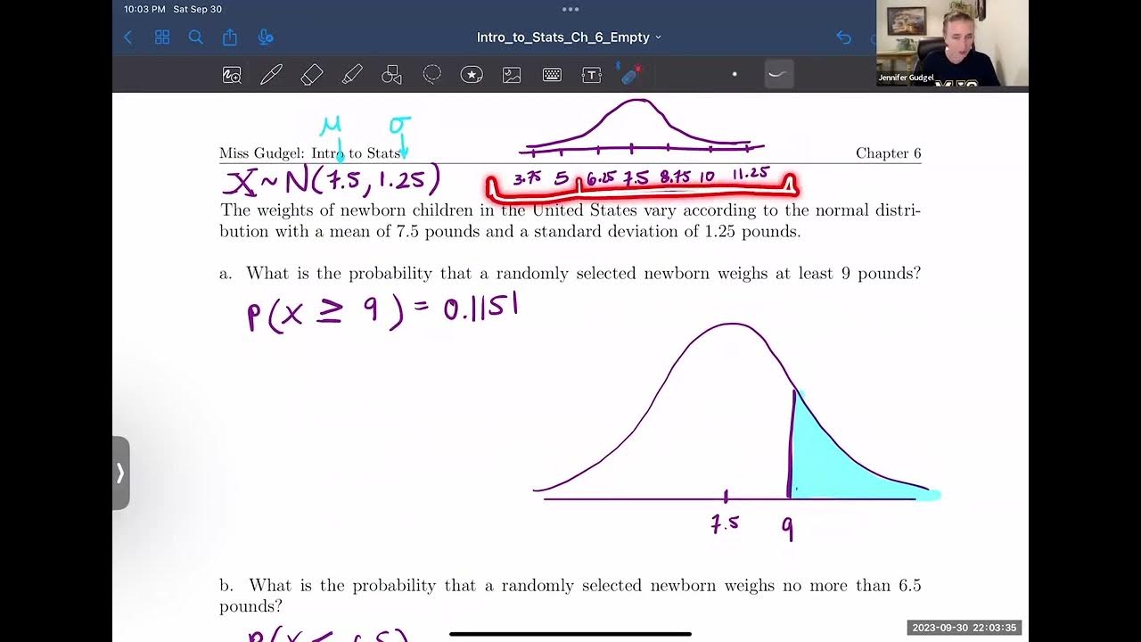 Intro to Stats Chapter 6 Video 11 - YouTube