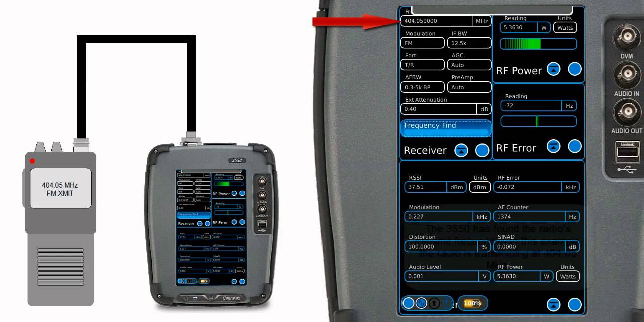 Training Aeroflex 3550 Radio Test System - FM Transmitter Testing - YouTube