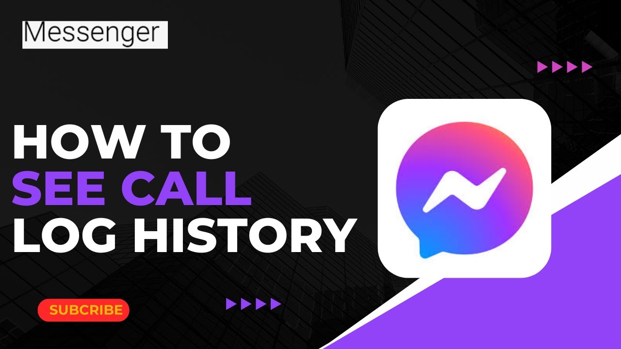 How to See Call Log History in Facebook Messenger ! - YouTube