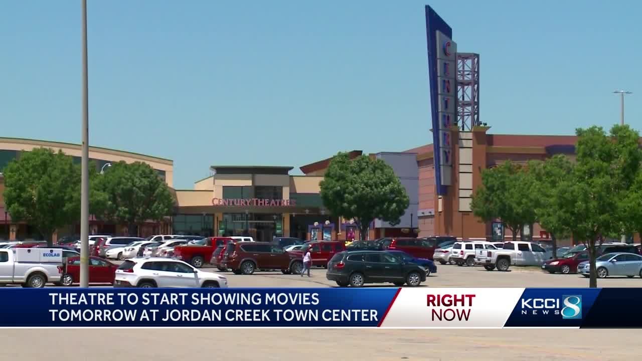 Theater to start showing movies Wednesday at Jordan Creek Mall - YouTube