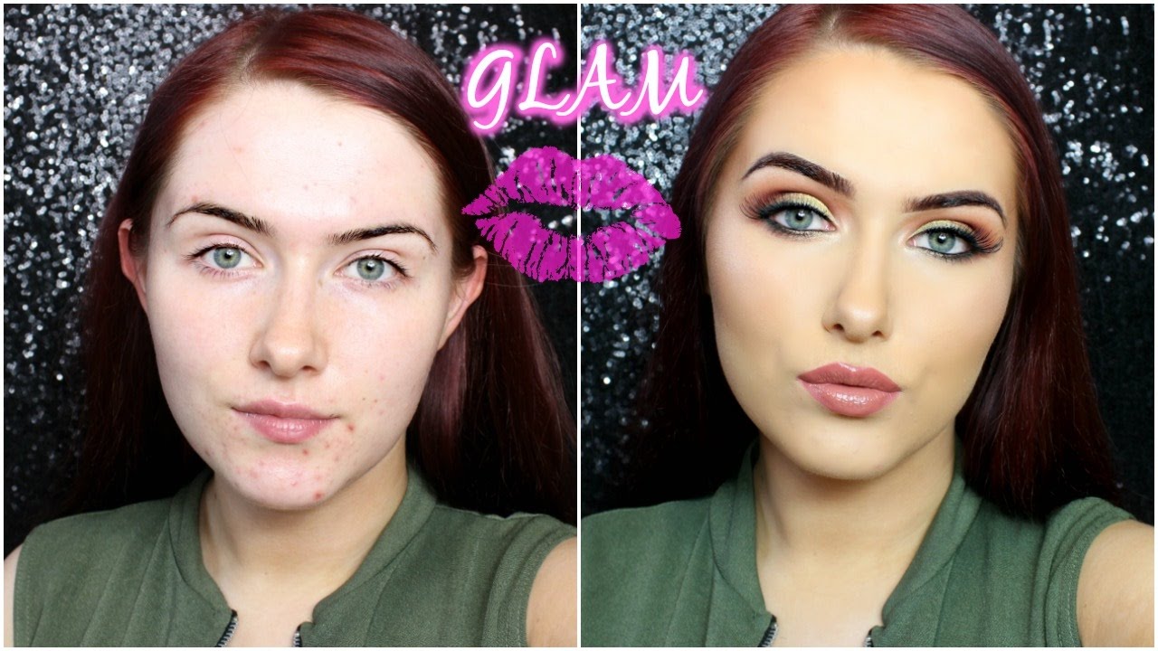 Everyday Full Face Glam Makeup Routine Towie Inspired 💋 Youtube