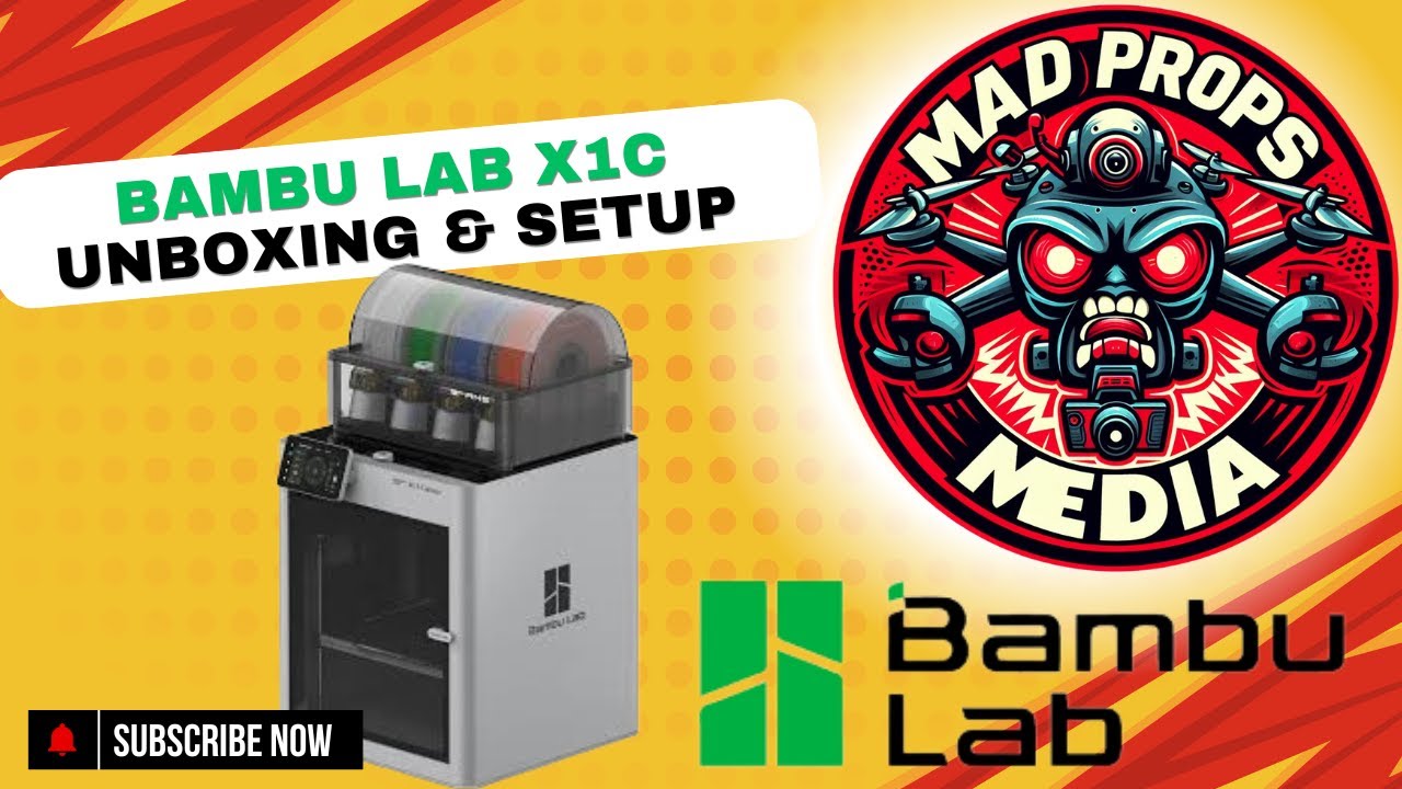 Bambu Lab X1C Combo Unboxing & Setup, 2 AMS - YouTube