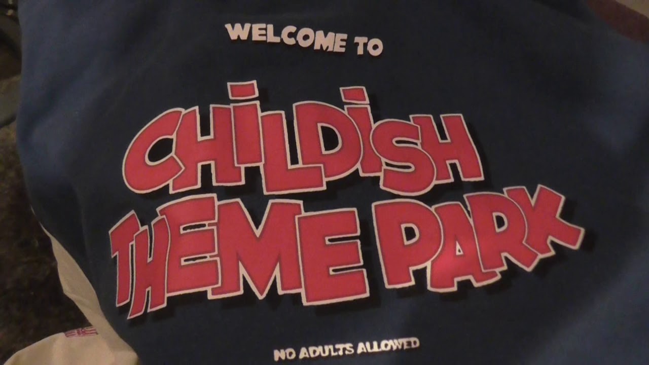 TGF bro Childish (Theme Park) Hoodie unbox and review - YouTube