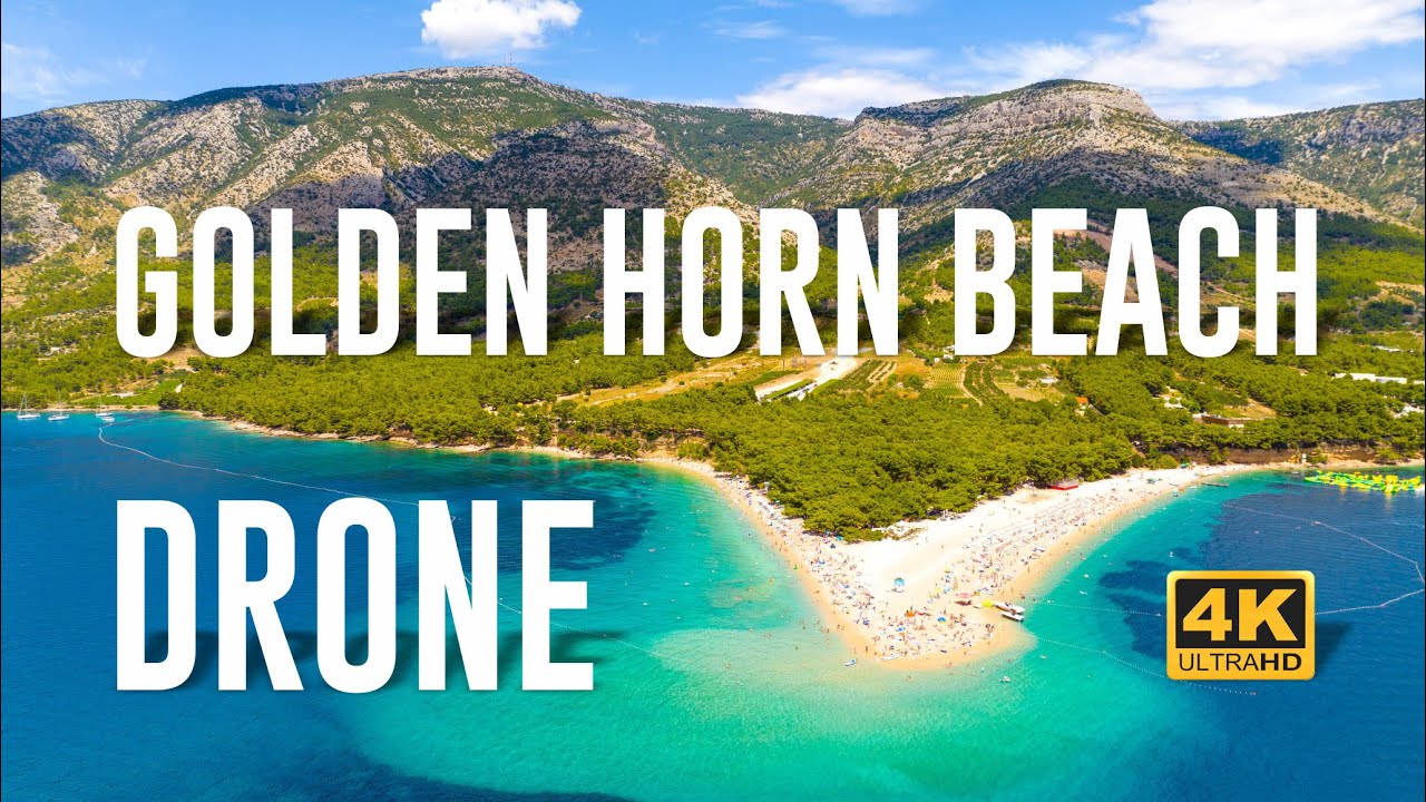 Zlatni Rat - Golden Horn Beach / Brač Island / DRONE 4K - YouTube