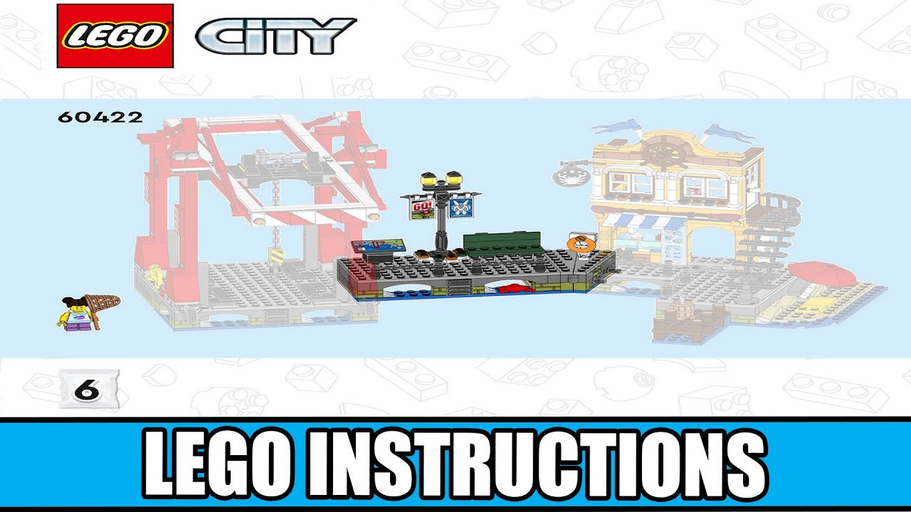 LEGO Instructions - City - 60422 - Harbour (Book 3) - YouTube