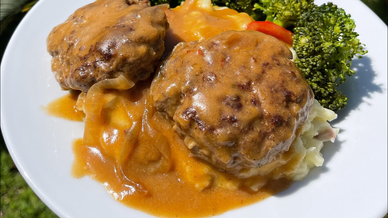 HOMEMADE Hamburger Steak and Gravy Recipe/ @FoodKonnection - YouTube