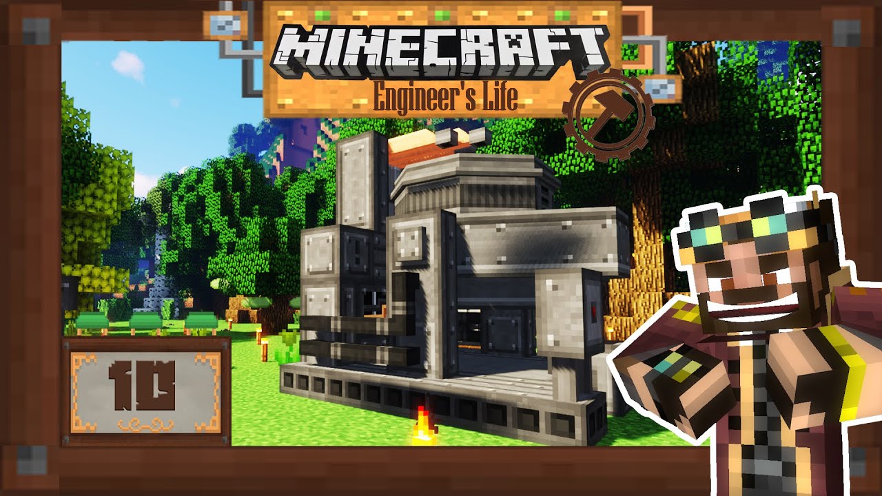 A Era das MAQUINAS GIGANTES!!! Minecraft Engineer's Life ep 10 - YouTube