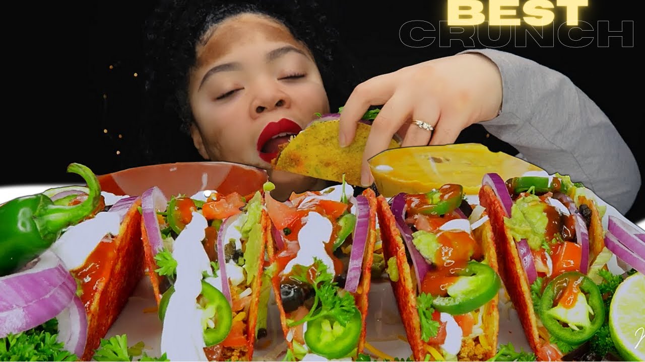 The best CRUNCHY tacos & nachos | ASMR for intense sleep #3 - YouTube