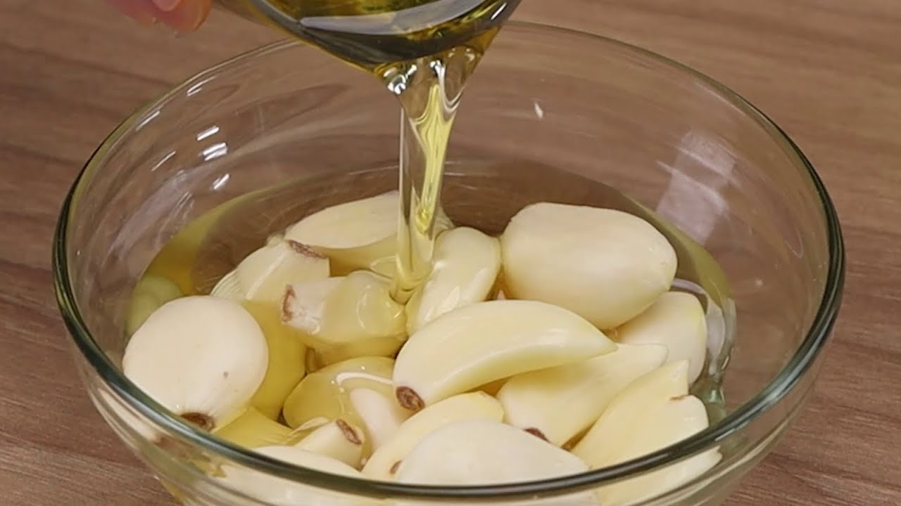 ¡Mezclé el aceite con ajo, como no había pensado en eso antes! - YouTube