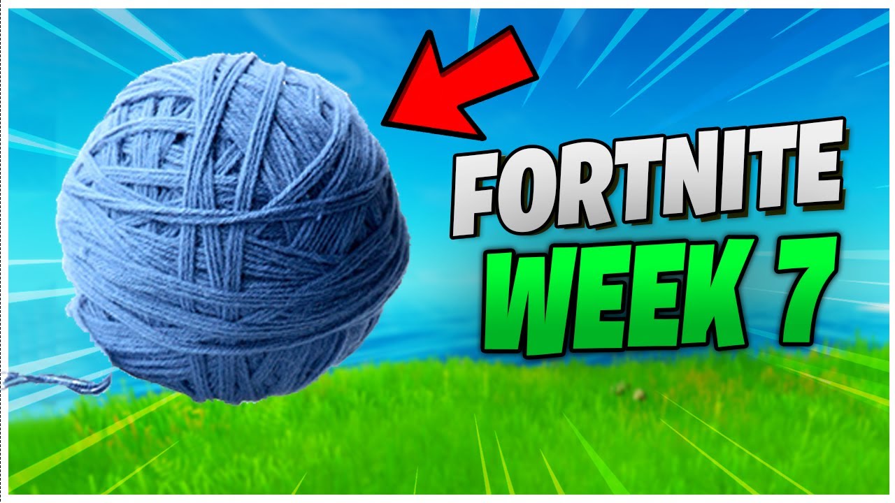 Fortnite WEEK 7 All Challenges (Balls of Yarn Locations, Floating Rings ...