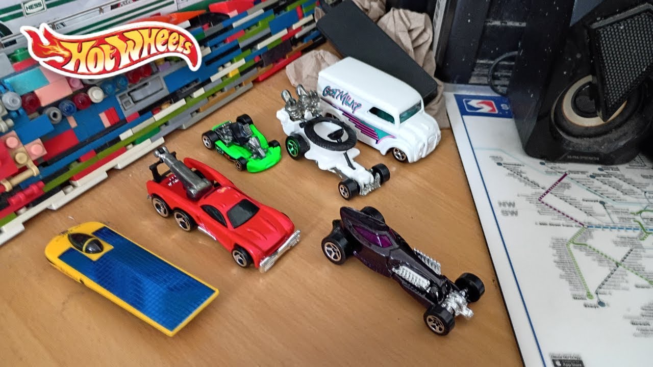 Hot Wheels Radical Rides 1998 Unboxing [Ft. Dairy Delivery, Go Kart ...