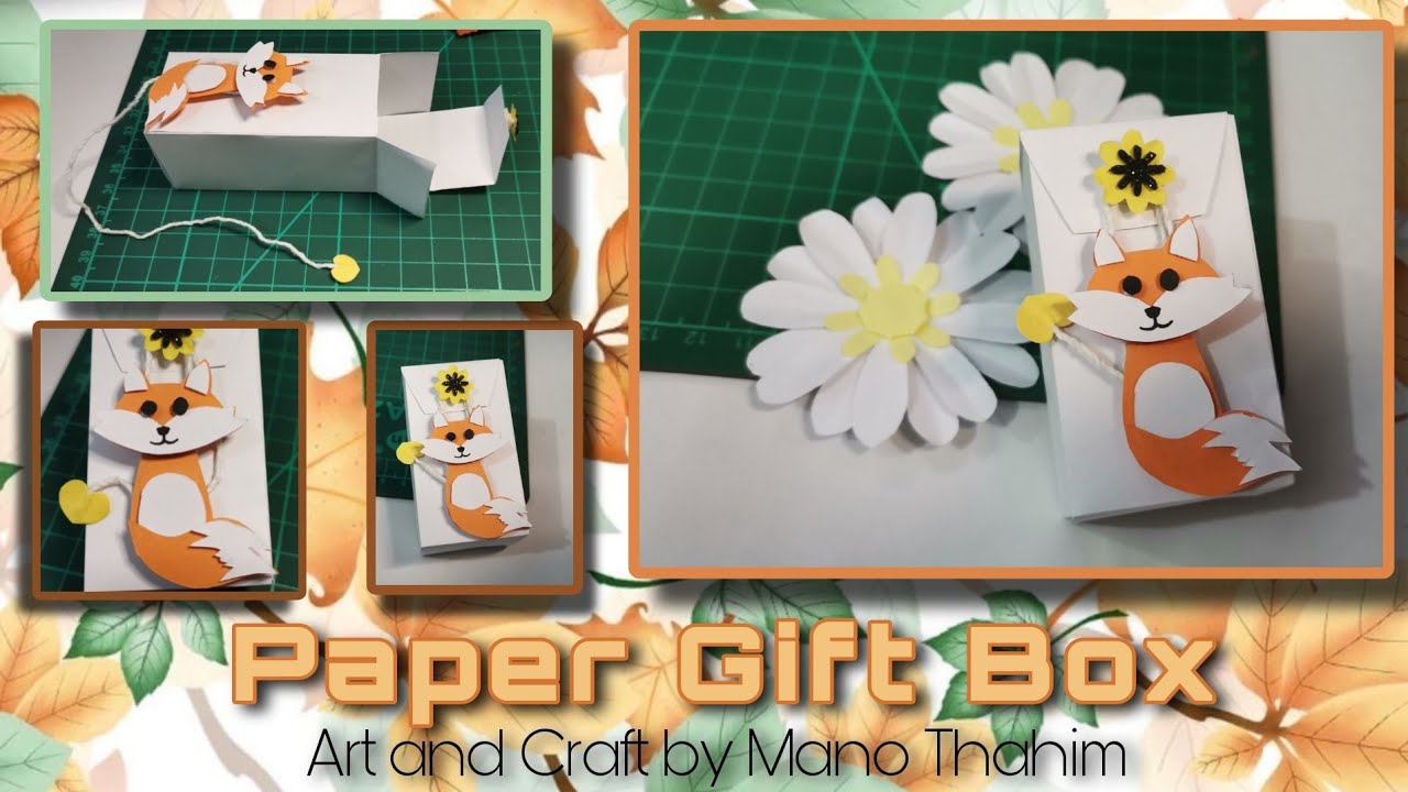 DIY - How To Make Paper Box That Opens And Close | Paper Fox | Paper ...