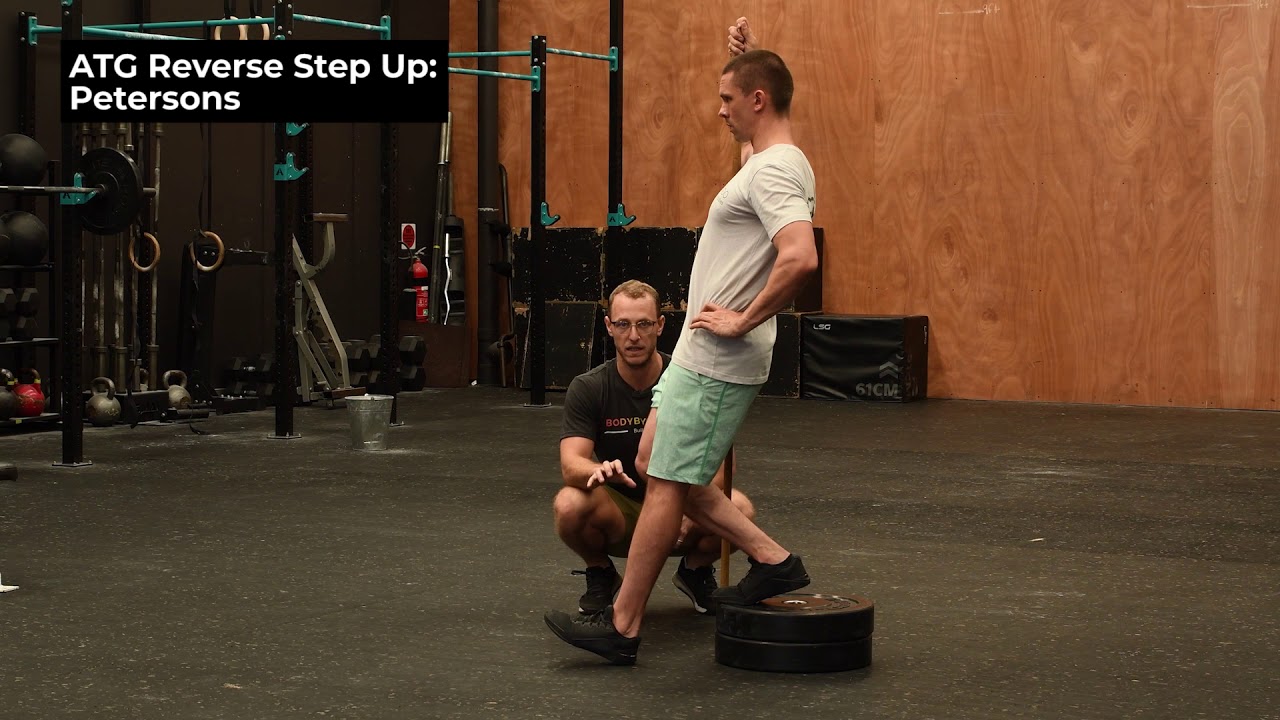 ATG Reverse Step Ups: Petersons - Loaded Mobility Tutorial - YouTube