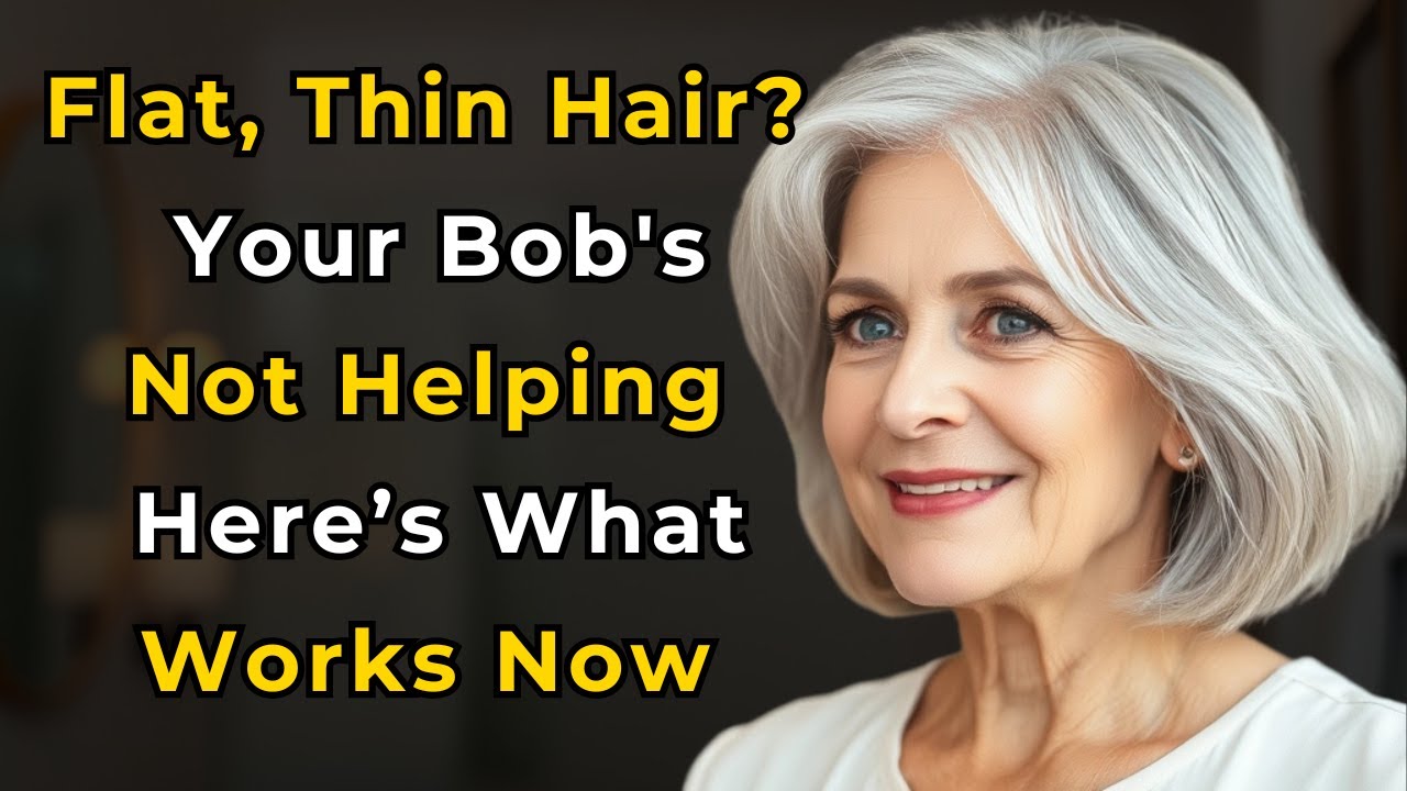 Best Bob Shape for Older Women After 60 to Flatter the Face and Soften ...