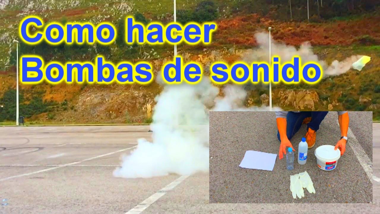 💥Como hacer BOMBAS de Sonido (Cloro y Alcohol) - YouTube