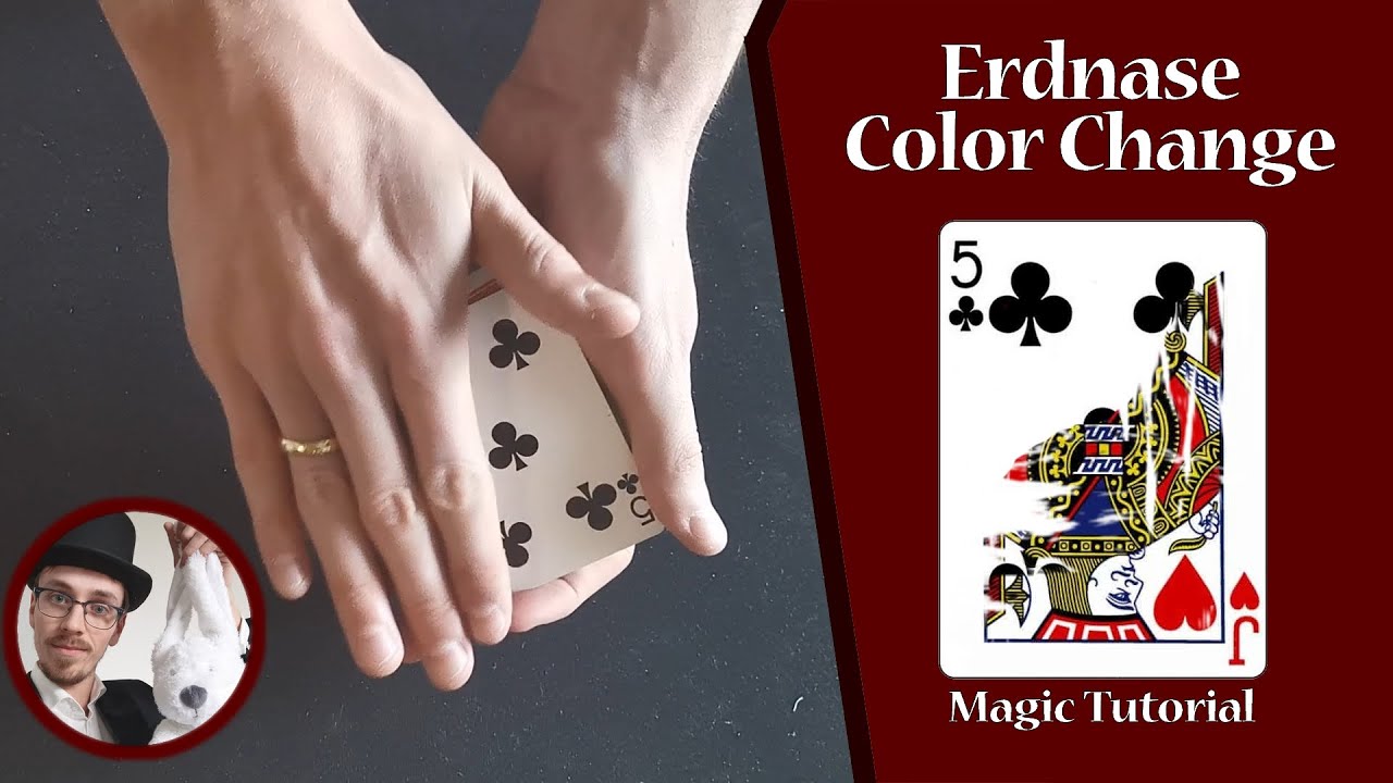 Kaart transformatie (makkelijke kaarttruc + uitleg!) - Erdnase Color Change - YouTube