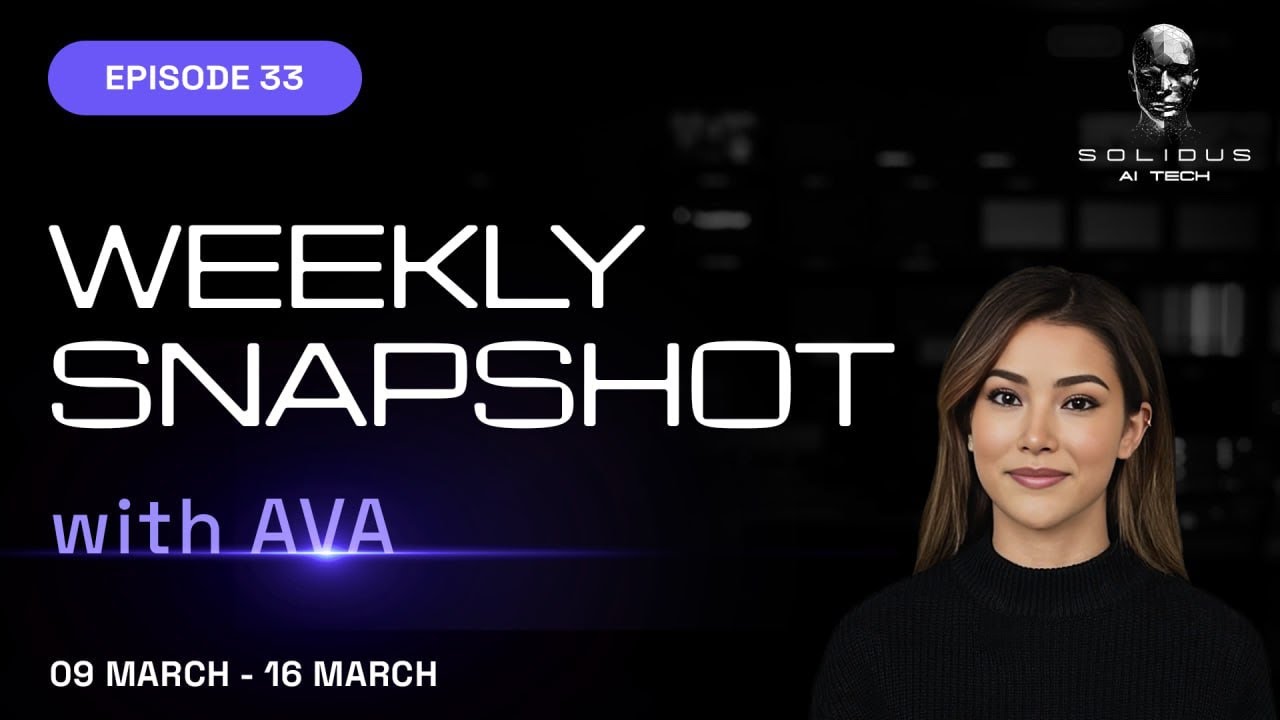 AI Tech Weekly Snapshot with AVA | March 16 - YouTube