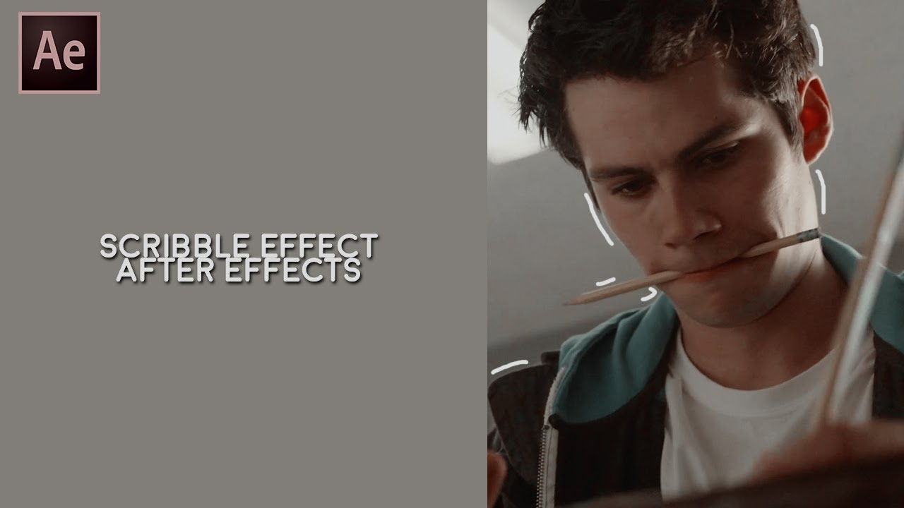 scribble effect—ae tutorial. - YouTube