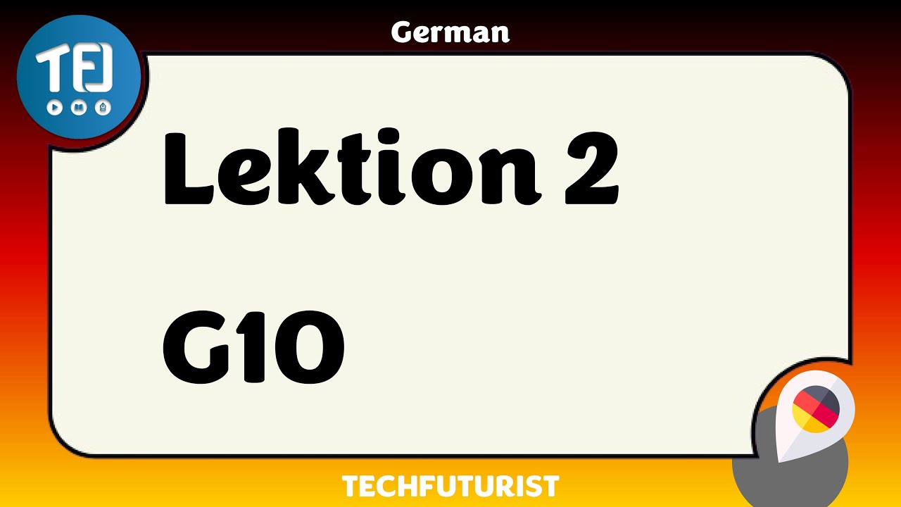 Deutsch - lektion 2 - G10 S1 STEM - YouTube