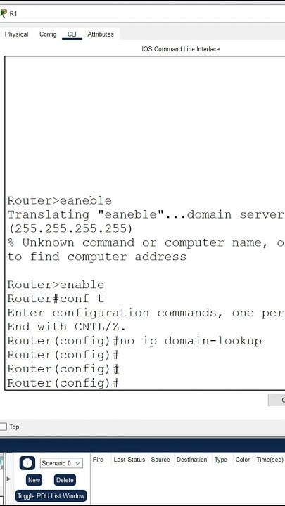 Fix Cisco CLI Lag with 'no ip domain-lookup' | Quick Tip 🚀 #shorts - YouTube