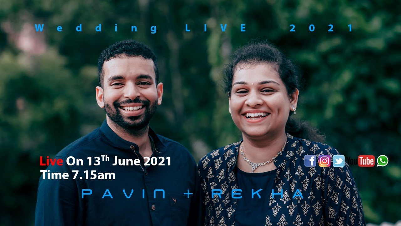 Pavin and Rekha | Wedding Live Streaming - YouTube