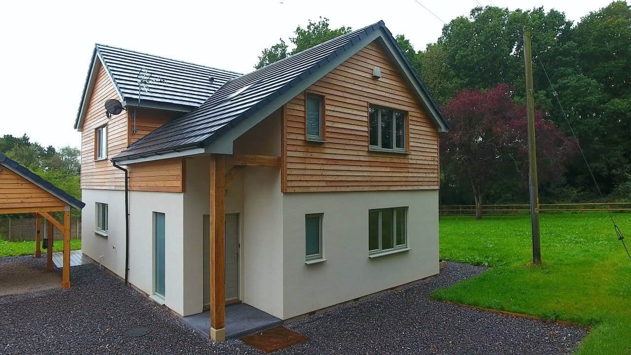 Modern Timber Frame Flat Pack Home - Chapel Row, Bucklebury - YouTube