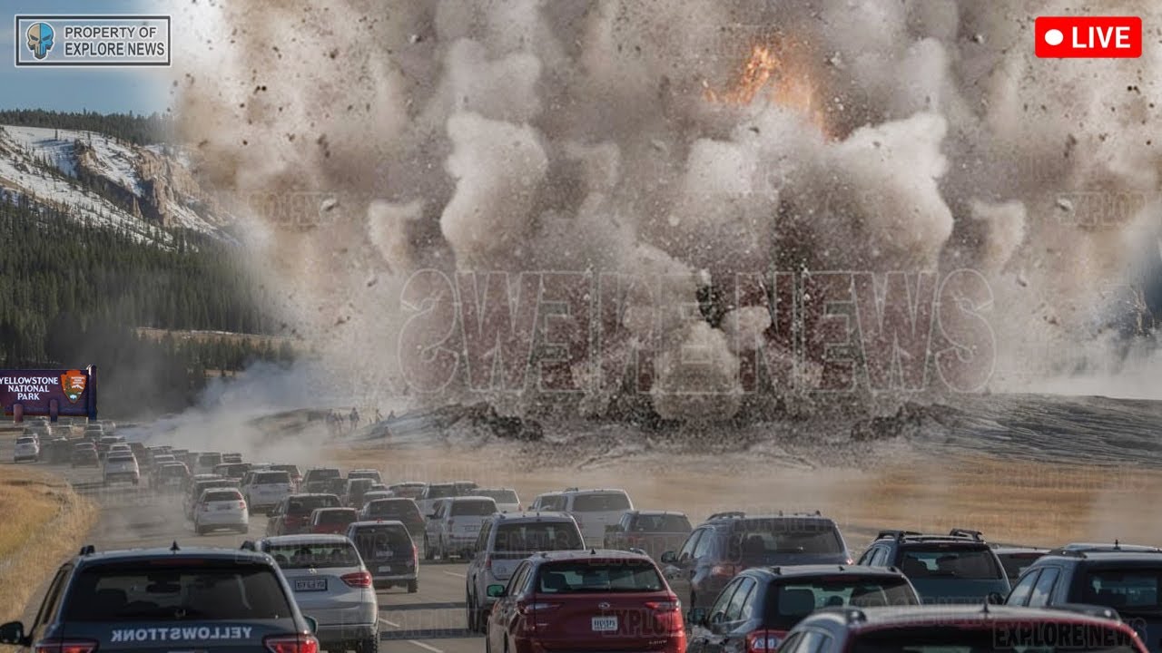 Massive Eruption At Yellowstone: Horrific Momen 3rd Giant Geyser ...